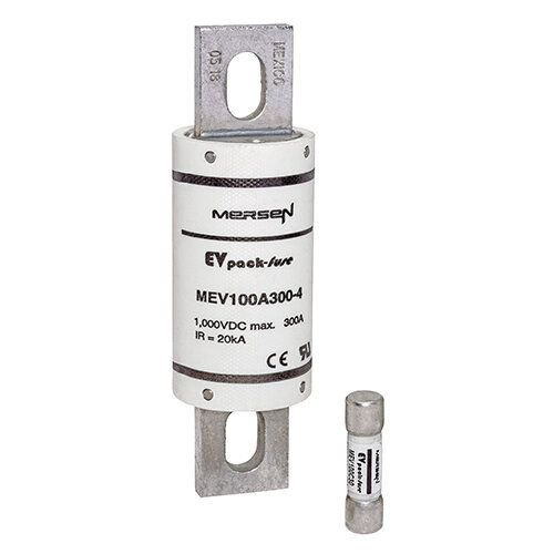 EVpack-fuse MEV100C-S, 1,000 VDC Max., L/R less than or equal 1ms, 8 - 30A Fuses | Mersen