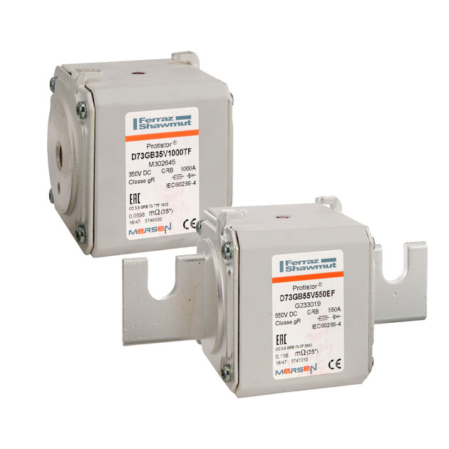 Protistor® size 73 gR, 350 to 600VDC Fuses | Mersen