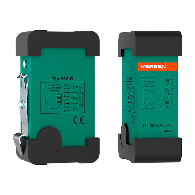 83040525 - STS-NET-CAT6-POE-1P Surge Protection | Mersen
